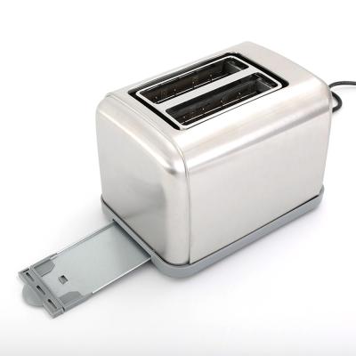 China doppio tostapane lungo di pop-up del panino della scanalatura di acciaio inossidabile 900W for sale