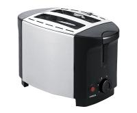 China Stainless Steel 2 Slice Toaster with Defrost and Bagel Setting 6 Time Settings for sale
