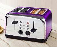 China Small Kitchen Appliances 4 Piece Toaster Bread Machine Defrost Function for sale