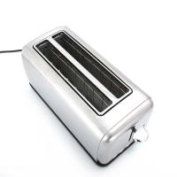 China 4 Slice Stainless Steel Electric Toaster 1400W with Digital Timer and Defrost Function for sale