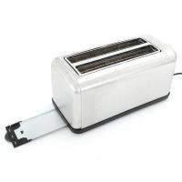 China 4 Slice Stainless Steel Electric Toaster 1400W with Digital Timer and Defrost Function for sale
