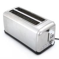 China 4 Slice Stainless Steel Electric Toaster 1400W with Digital Timer and Defrost Function for sale