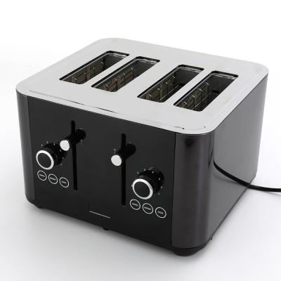 Cina Household Toaster Black Stainless Steel Auto Electric Power Cut Off Function Custom Logo in vendita