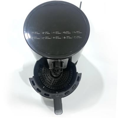 Cina Friggitrice elettrica dell'aria della friggitrice 2QT dell'aria calda con 2 leve di comando manuali per l'elettrodomestico in vendita