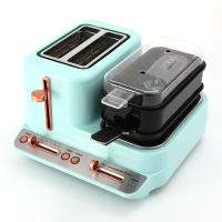 China Multifunctional Breakfast Maker 220V 800W Toaster Oven Egg Boiler Frying Pan Stainless Steel for sale