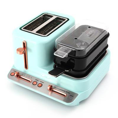 Cina New product breakfast maker toaster frying Pan Boiler 3in 1 breakfast maker in vendita