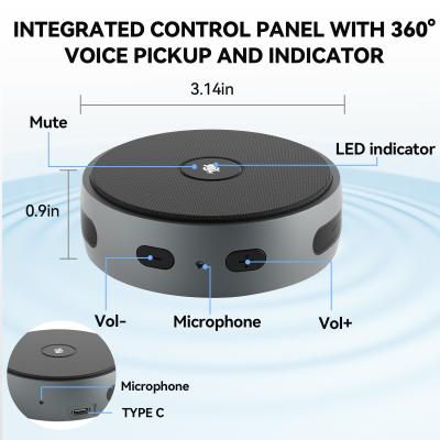 Cina Viva voce senza fili di USB | Gradi d'annullamento & 360 di rumore del microfono ed altoparlante omnidirezionali dell'auditorium in vendita