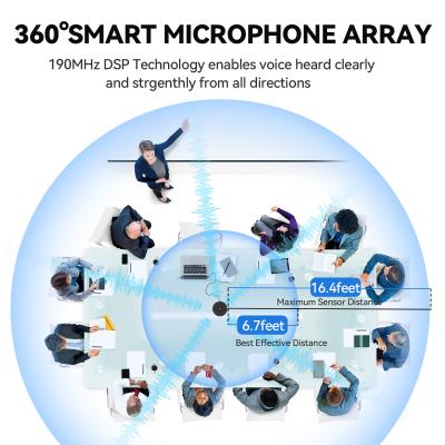 Cina Viva voce senza fili di USB | Gradi d'annullamento & 360 di rumore del microfono ed altoparlante omnidirezionali dell'auditorium in vendita