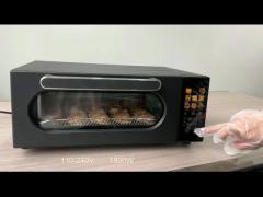 18L Stainless Steel Air Fryer Ovens With Rack Adjustable Thermostat Control