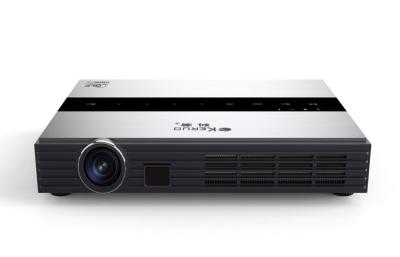 China Silver / Gold Wide Screen Multimedia LED Projector Home Theater Beamer for sale