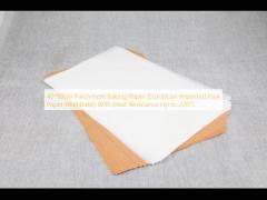 40*60cm Parchment Baking Paper (European Imported Raw Paper-Multibake)  With Heat Resistance Up to 220°C