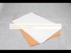 40*60cm Parchment Baking Paper (Chinese Raw Paper)  With Heat Resistance Up to 220 Degrees