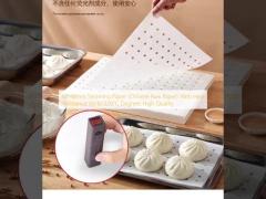 48*48mm Steaming Paper (Chinese Raw Paper)  With Heat Resistance Up to 220°C Degrees High Quality