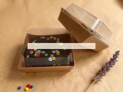 120*120*75mm Kraft Paper Case No Film Coated