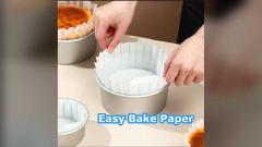 Basque Cake Paper 64x33mm Heatproof Easy Release