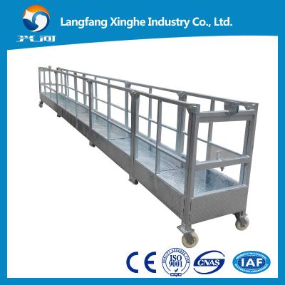 China andaime suspendido elétrico galvanizado/de alumínio quente/suspendeu a plataforma à venda
