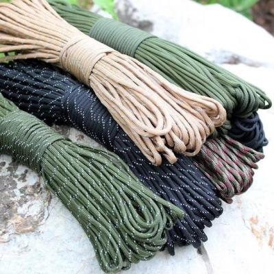 China Multi função 550 do cabo reflexivo do paraquedas da corda 100ft de Paracord para exterior à venda
