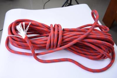Cina Elettricità statica rampicante intrecciata della corda di salvataggio del fuoco di sicurezza 10mm all'aperto in vendita