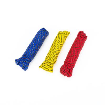 Cina corda della tenda di 4mm/20M Braid Polypropylene Reflective per accamparsi in vendita