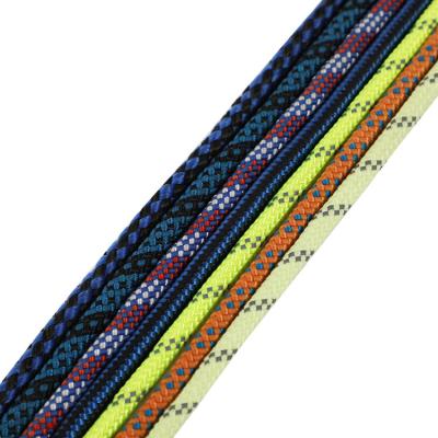 中国 3mm 6mmの倍編みこみの多ロープ ポリエステル平たい箱ロープ50ft 250lbs 販売のため