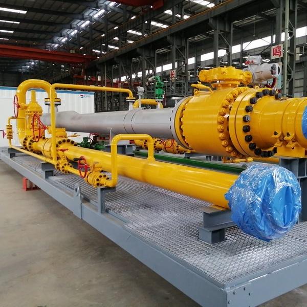 Quality Natural Gas Pigging  Equipment  Pipeline Pigging  Skid  Pipeline Pig Launcher and Receiver for sale