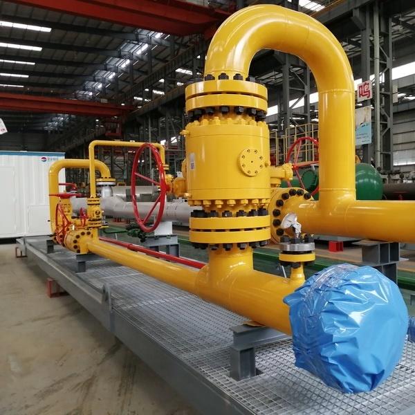 Quality Natural Gas Pigging Transmitter and Receiver Pipeline Pigging  Skid  Pipeline Pig Launcher and Receiver for sale