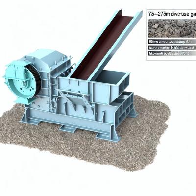 China Trituradora de mandíbulas con separación de descarga de 75-275 mm para minería en venta