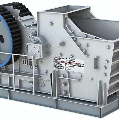 China Trituradora de mandíbulas de alta capacidad 1-1000t/h Motor AC 75-275mm Descarga en venta