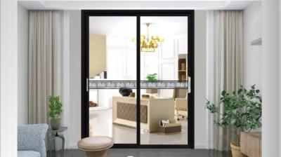 China 35x25 aluminum frame glass door sliding door commercial glass doors aluminum sliding door new style for sale