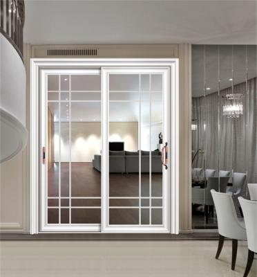 China 80x35 concave surface aluminum door manufacturer sliding door aluminium slide door provide many colors for sale