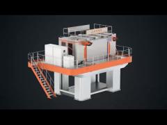 Energy Efficiency Super Thin Diamond Multi Wire Saw Machine For Marble Block Cutting Machine