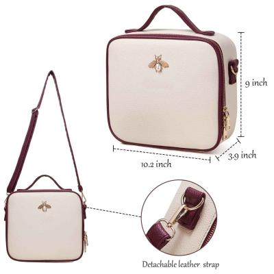 Cina 26*23*9cm EVA Cosmetic Case, cassa di treno di cuoio di trucco di viaggio in vendita