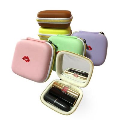 Cina borsa di frizione del rossetto di 9*8*4cm, piccola borsa di trucco ISO9001 con lo specchio in vendita