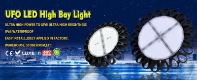 Cina Sostituzione impermeabile leggera del UFO LED HighBay IP66 110lm/w di alto potere 200w in vendita