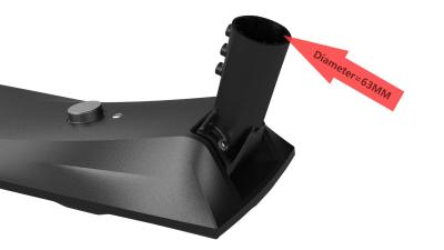 Cina Pannello solare del silicio del monocristallo della batteria al litio dell'iluminazione pubblica 10-80w di Ip66 170lm/w LED in vendita