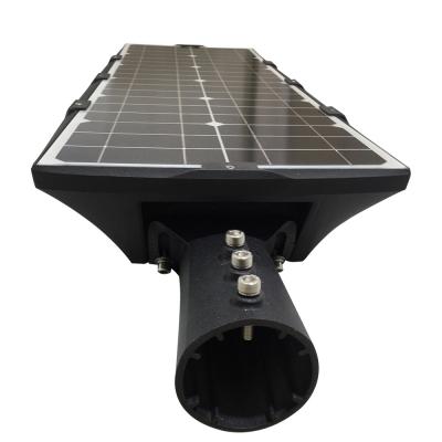 Cina l'iluminazione pubblica solare principale ha fuso sotto pressione il controllo astuto del sensore dei chip 160-170lm/w microwave/PIR dell'alluminio 10-80w Lumileds Luxeon 5050 in vendita