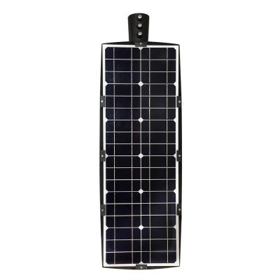 Cina l'iluminazione pubblica solare principale ha fuso sotto pressione il controllo astuto del sensore dei chip 160-170lm/w microwave/PIR dell'alluminio 10-80w Lumileds Luxeon 5050 in vendita