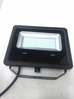 中国 PIRセンサーの検出を用いる純粋で白い研修会の庭60 Hz 50Hz 50W LEDのフラッドライト120度 販売のため