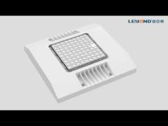 Industrial IP67 Waterproof 100W LED Canopy Lights With Lumileds Luxeon  3200K - 6500K