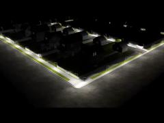 50w IP65 Outdoor LED Street Light Photocell Sensor Time Control