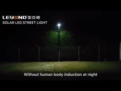 Ha integrato tutti in un'iluminazione pubblica solare astuta di 10w 20w 30w 40w 50w LED con il sensore di moto