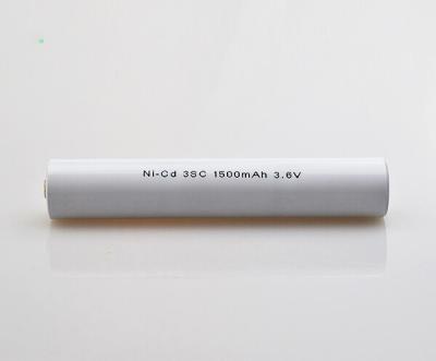 China Ni-Cd Battery Pack 3SC 1500mAh 3.6V for sale