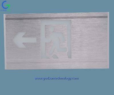China Emergency Lighting Products Emergency Exit Sign GS-ES6 with Ni-Cd Battery for Emergency Use for sale