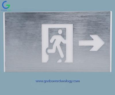 China Emergency Lighting Products Emergency Exit Sign GS-ES5 with Ni-Cd Battery for Emergency Use for sale