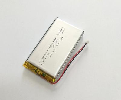 China Lithium Polymer Battery 614170 2000mAh 3.7V for sale
