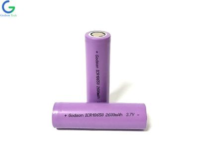 China Lithium Battery ICR18650 2600mAh 3.7V for sale