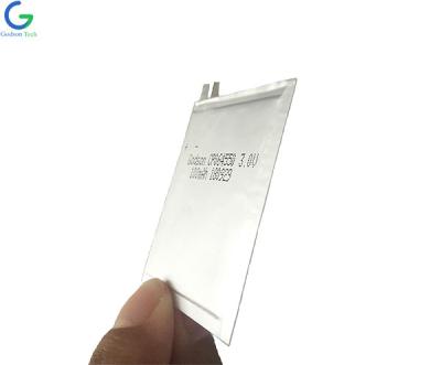 China Ultra Thin Battery 064550 100mAh 3.0V for sale