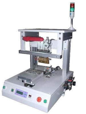 China Desktop Rotary Thermode Hot Bar Soldering Machine Pulse Heating Welding Machine for sale