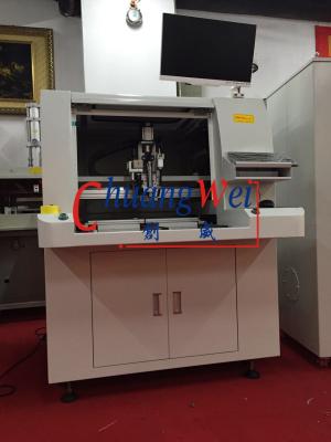 Cina Macchina da tavolo del router del PWB della stazione di lavoro doppia con precisione tagliente di 0.01mm in vendita