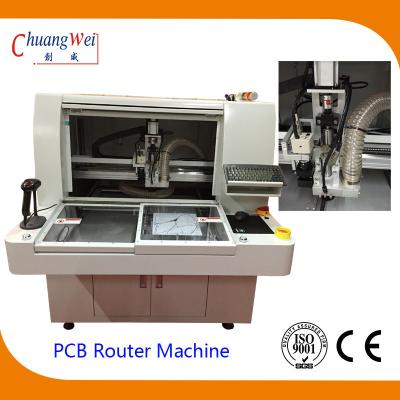 Cina Macchina automatica 220V 4.2KW del router del PWB di Depaneling della doppia stazione in vendita